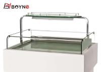 China R134A Air Cooling Cake Display Case Floor Type Bakery Cabinet 1000mm Sliding Door for sale