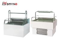 China R134A Air Cooling Cake Display Case Floor Type Bakery Cabinet 1000mm Sliding Door for sale