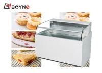 China R134A Air Cooling Cake Display Case Floor Type Bakery Cabinet 1000mm Sliding Door for sale