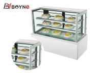 China 6 Layer Vertical Cake Display case Tempered Glass Bakery Chiller Cabinet for sale