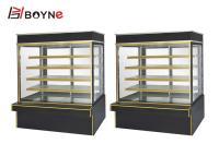 China 6 Layer Vertical Cake Display case Tempered Glass Bakery Chiller Cabinet for sale