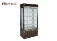 China 6 Deck Vertical Cake Showcase Air Cooling Anti Frost Chiller 220V 900mm for sale