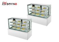 China 6 Deck Vertical Cake Showcase Air Cooling Anti Frost Chiller 220V 900mm for sale