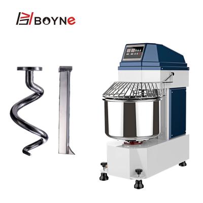 China Stainless Steel 40L Spiral Dough Mixer 1.8kw 220V Commercial Double Speed for sale