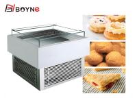 China Double Side Opened Cake Display Case 1150W Electronic Control Commercial Bakery Chiller for sale