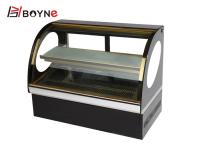 China 550W Fan Cooling Cake Display Case with Adjustable Toughened Glass Shelves 1200mm for sale