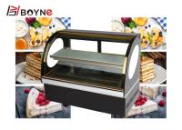 China 550W Fan Cooling Cake Display Case with Adjustable Toughened Glass Shelves 1200mm for sale