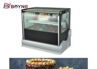 China Two Layer Table Top Cake Display Chiller 900mm 220V with Socep Compressor for sale