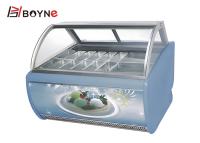 China Commercial Snack Shop Ice Cream Display Showcase for sale