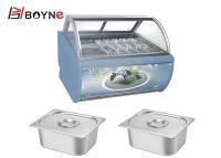 China Commercial Snack Shop Ice Cream Display Showcase for sale