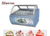 China Commercial Snack Shop Ice Cream Display Showcase for sale