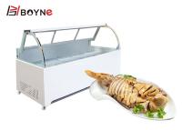 China Cooked Braised Food Display Cabinet 900mm Sauced Meat Shop Showcase 220V for sale