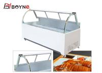 China Cooked Braised Food Display Cabinet 900mm Sauced Meat Shop Showcase 220V for sale