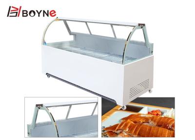 China Cooked Braised Food Display Cabinet 900mm Sauced Meat Shop Showcase 220V for sale