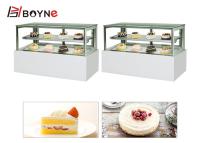 China Glass Cake Display Chiller 900mm Pastry Showcase Cabinet 220V for Coffee Bakery Shop for sale
