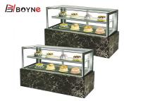 China Glass Cake Display Chiller 900mm Pastry Showcase Cabinet 220V for Coffee Bakery Shop for sale