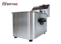 China Commercial 4L Single Tank Electric Deep Fryer 2.86kW 220V Stainless Steel for sale