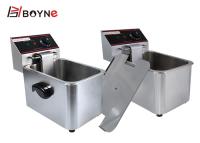 China Commercial 4L Single Tank Electric Deep Fryer 2.86kW 220V Stainless Steel for sale