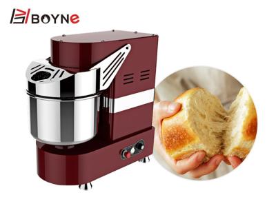 China 0.4kw 5L Stainless Steel Spiral Dough Mixer for Bakery 220V Commercial Kitchen for sale