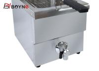 China SS201 Commercial Electric Deep Fryer 12L Single Tank 3.25kW 220V Table Top for sale