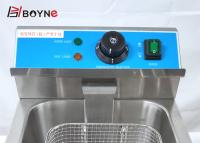 China SS201 Commercial Electric Deep Fryer 12L Single Tank 3.25kW 220V Table Top for sale