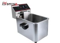 China 4L Electric Single Tank Open Fryer 2.86kW 220V for Commercial Snack Bars for sale