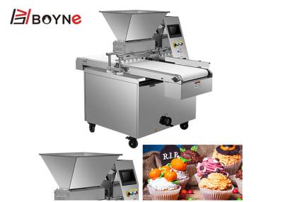 China 1200W Commercial Cake Filling Machine Automatic Bakery Production Line 620mm Belt for sale
