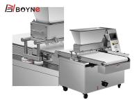 China Automatic Cake Filling Machine 620mm Belt 220V PLC Memory Function Bakery Equipment for sale