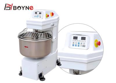 China Touch Panel SS201 Bakery Processing Equipment 80L Douh Mixer with white painting for sale