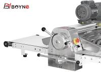 China Commercial Table Top Dough Sheeter Machine 380mm Roller 0.5-38mm Adjustable Thickness for sale