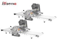 China 0.55kw 220V Bakery Processing Equipment Bread Shop Table Top Dough Croissant Sheeter for sale