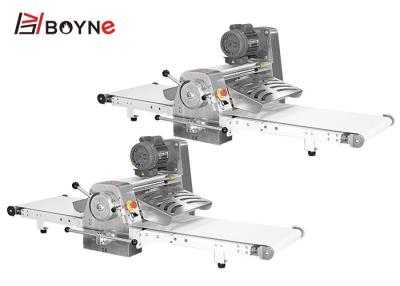 China 0.55kw 220V Bakery Processing Equipment Bread Shop Table Top Dough Croissant Sheeter for sale