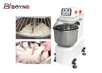 China 50L Electric Dough Mixer Vertical Touch Panel High Speed Bakery Kneading Equipments for sale
