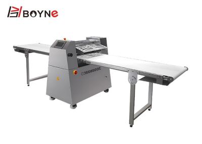 China 1.5kw Sheet Dough Roller Croissant Bakery Full Automatic Dough Roll Up Machine for sale