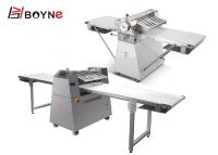 China 1.5kw Sheet Dough Roller Croissant Bakery Full Automatic Dough Roll Up Machine for sale