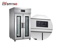 China PU Insulation Heating Electric Dough Proofer Single Door 18 Trays 220V 2.3kw Fermentation Box for sale