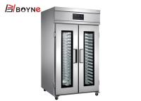 China Double Door Stainless Steel 36 Tray Dough Proofer Retarder 2-38°C 220V for sale