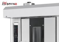 China Commercial Electric Hot Air Rotary Oven 52kw 32 Trays 400x600mm Stainless Steel for sale