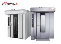 China Commercial Electric Hot Air Rotary Oven 52kw 32 Trays 400x600mm Stainless Steel for sale