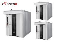 China Commercial Electric Hot Air Rotary Oven 52kw 32 Trays 400x600mm Stainless Steel for sale