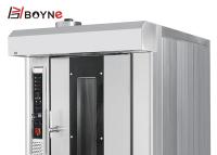 China Commercial Electric Hot Air Rotary Oven 52kw 32 Trays 400x600mm Stainless Steel for sale
