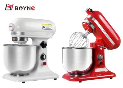 China 5L 7L Stainless Steel Milk Egg Food Mixer 0.4kw 220V for Bakery with Three Hooks for sale
