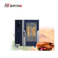 China 18.5kW 10 Trays Stainless Steel Steam Combi Oven 380V Commercial Kitchen Cooking Equipment for sale