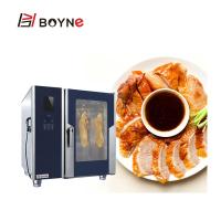 China 18.5kW 10 Trays Stainless Steel Steam Combi Oven 380V Commercial Kitchen Cooking Equipment for sale