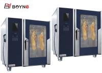 China Stainless Steel 10 Trays Steam Combi Oven 380V 17kW with Injection LCD for sale