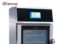 China Commercial 4 Tray Electric Combi Oven 220V 380V Touch Control 5.7-6.2kW for sale
