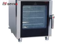China Commercial 4 Tray Electric Combi Oven 220V 380V Touch Control 5.7-6.2kW for sale