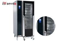 China Gas Commercial Combi Oven 10 Tray 304 Stainless Steel 910x820x1080mm 20kW 380V for sale