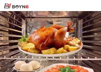China Gas Commercial Combi Oven 10 Tray 304 Stainless Steel 910x820x1080mm 20kW 380V for sale