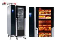 China Gas Commercial Combi Oven 10 Tray 304 Stainless Steel 910x820x1080mm 20kW 380V for sale